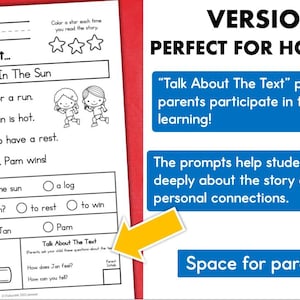 Kindergarten at Home Reading Worksheets - Sight Word Stories and ...