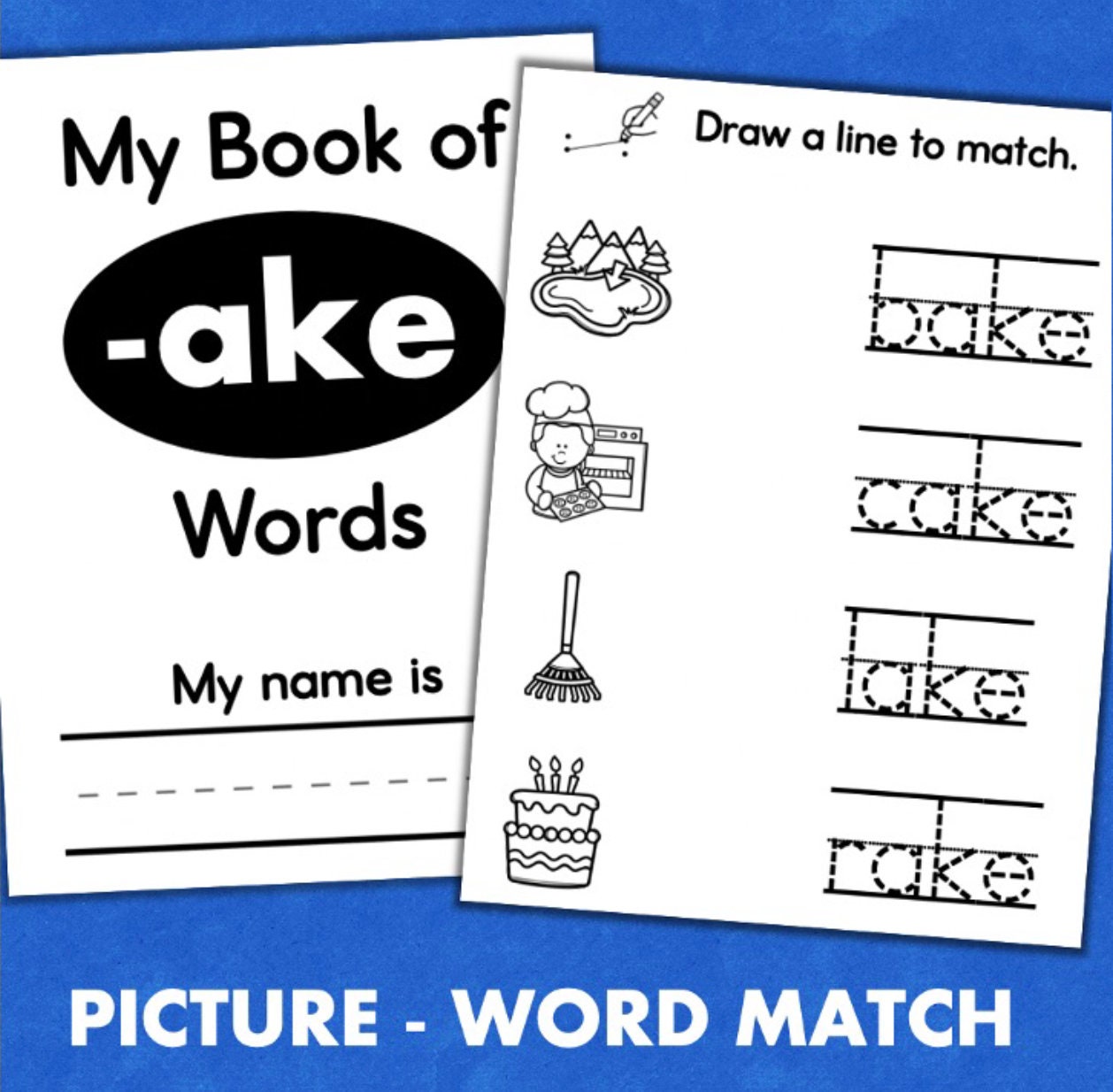 Silent E Words Cvce Word Families Phonics Mini Books - Kindergarten 1st ...