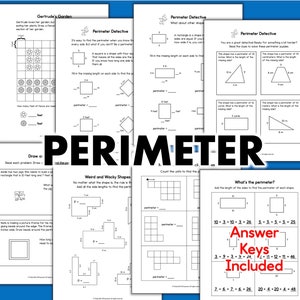 Grade 3 Math Area and Perimeter Worksheets Learn at Home Homeschool ...