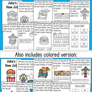 Math Stories Interactive Booklets 2nd Grade Homeschool Printable ...