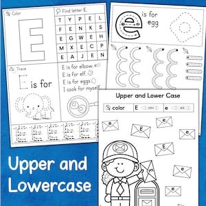 Alphabet Letters Printable Worksheets A to Z Letter Sounds Learn to ...