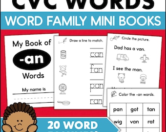 Kindergarten Sight Word Beginning Readers LEARN TO READ Printable Books ...