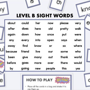 Sight Word Games Bundle Kindergarten 1st 2nd 3rd Grade Homeschool ...