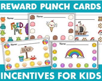 Classroom Punch Cards - Etsy