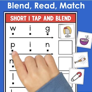 Learn to Read CVC Words Phonics Activities Kindergarten Reading ...