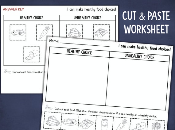 Food Pyramid Worksheet Cut And Paste