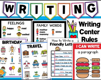 Classroom Posters Writing - Etsy