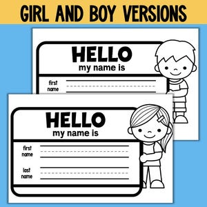 Personal Information Worksheets for Kids Name, Birthday, Phone Number ...