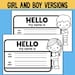 Personal Information Worksheets for Kids Name, Birthday, Phone Number ...