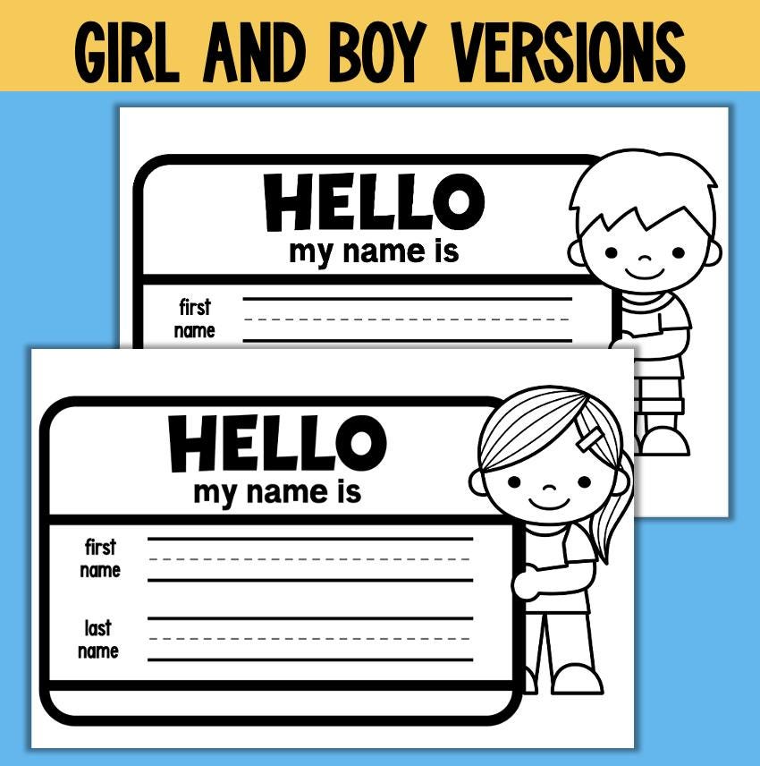 Personal Information Worksheets for Kids Name, Birthday, Phone Number ...
