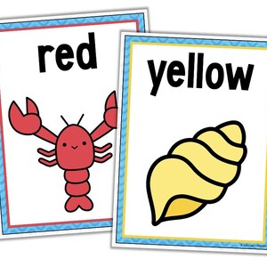 Printable Under the Sea Ocean Theme COLOR Posters Classroom Decor ...