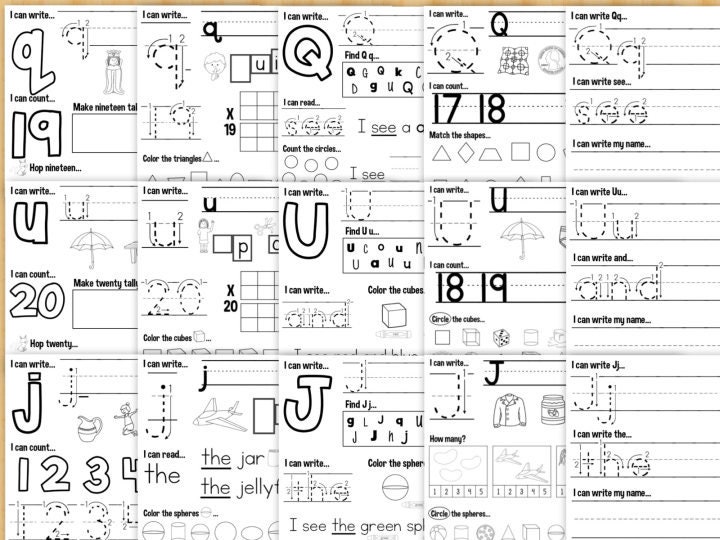 Kindergarten Daily Practice Worksheets FULL YEAR Phonics - Etsy