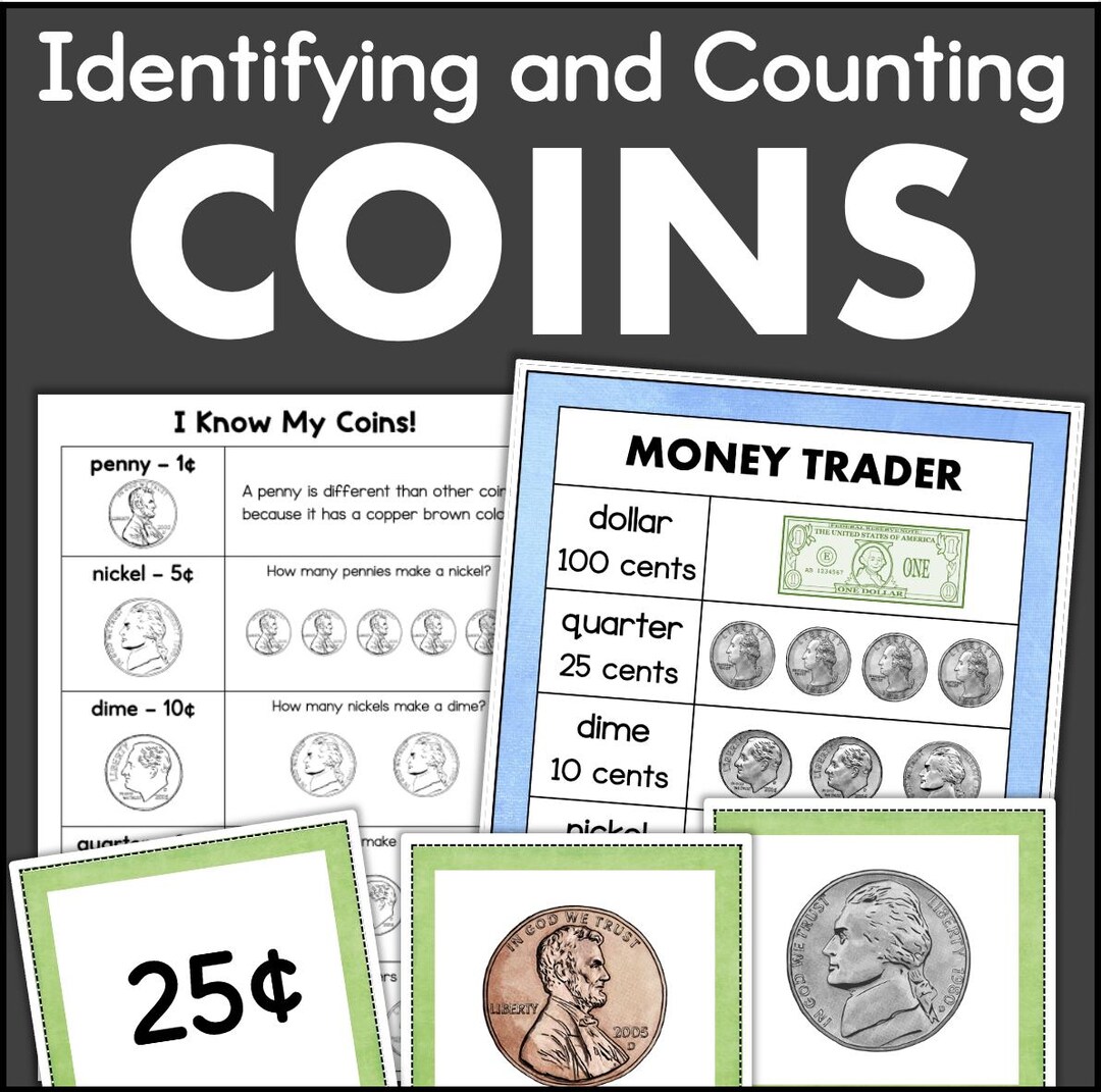 Printable Money Games Activities Worksheets for Kids Learn to Count ...