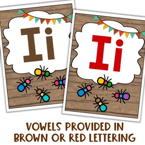 Printable CAMPING Theme ABC Alphabet Posters & Word Wall Letters A to Z ...