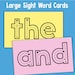 Printable Sight Word Books for 100 High Frequency Words Kindergarten ...