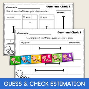 Learning to Measure Activities Kindergarten 1st Grade Math Task Cards ...