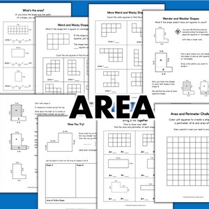 Grade 3 Math Area and Perimeter Worksheets Learn at Home Homeschool ...