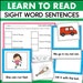 Kindergarten Learn to Read Sight Words Decodable Sentences Worksheets ...