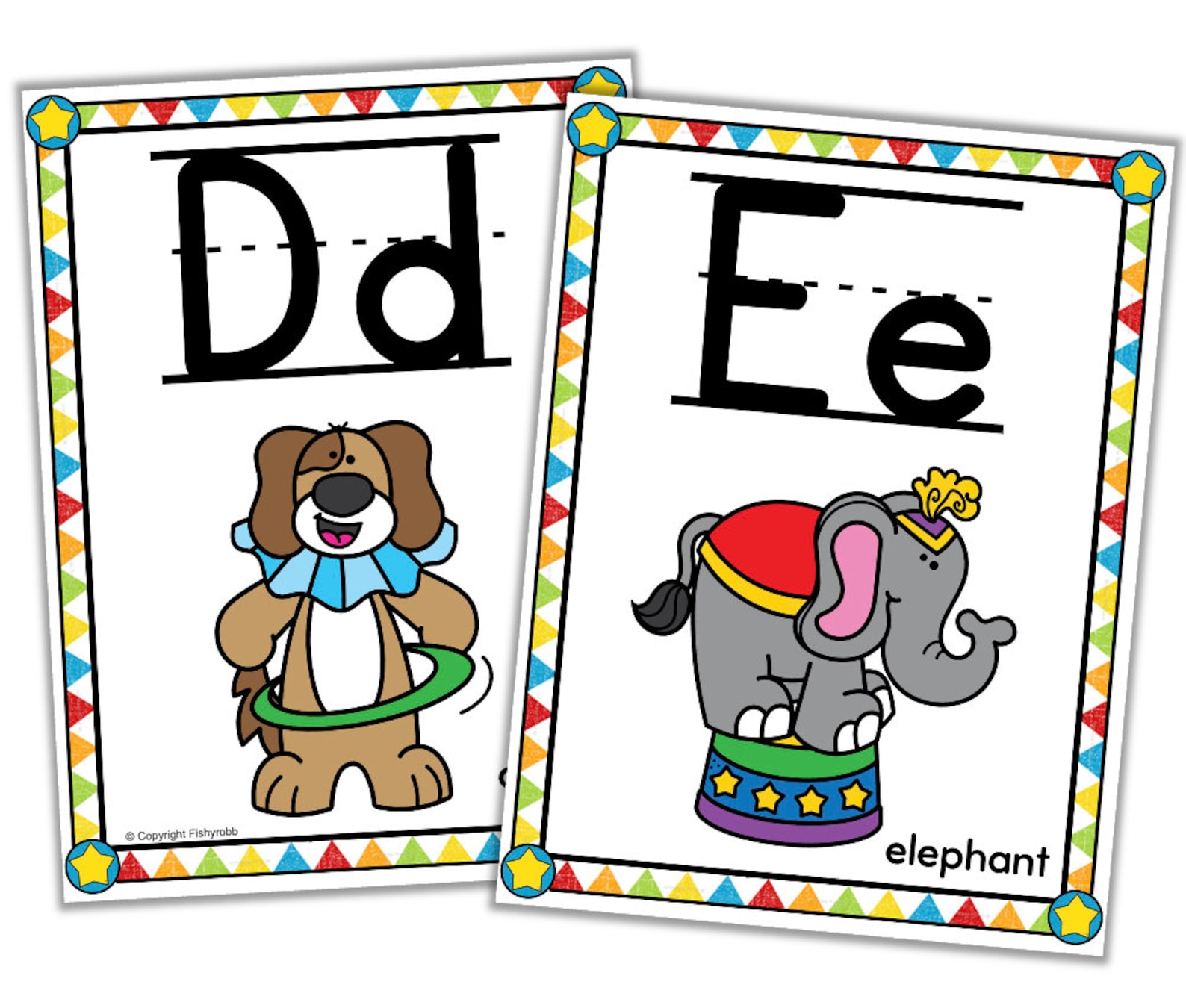 Printable Circus Theme ABC Alphabet Posters Letters A to Z Classroom ...