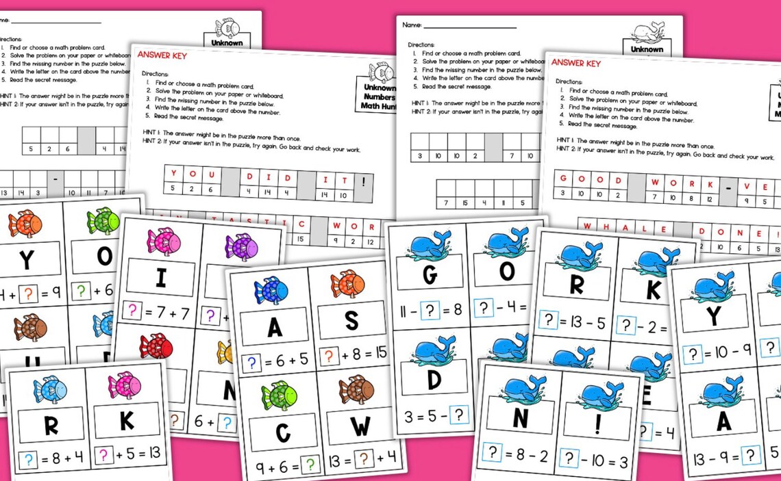 1st Grade Math Activities BUNDLE Addition Subtraction Telling - Etsy