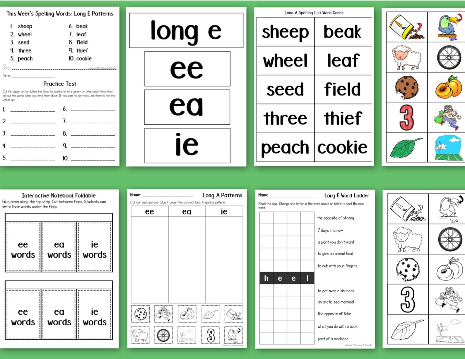 Long Vowels Printable Phonics Worksheets Vowel Teams Silent E 1st 2nd ...
