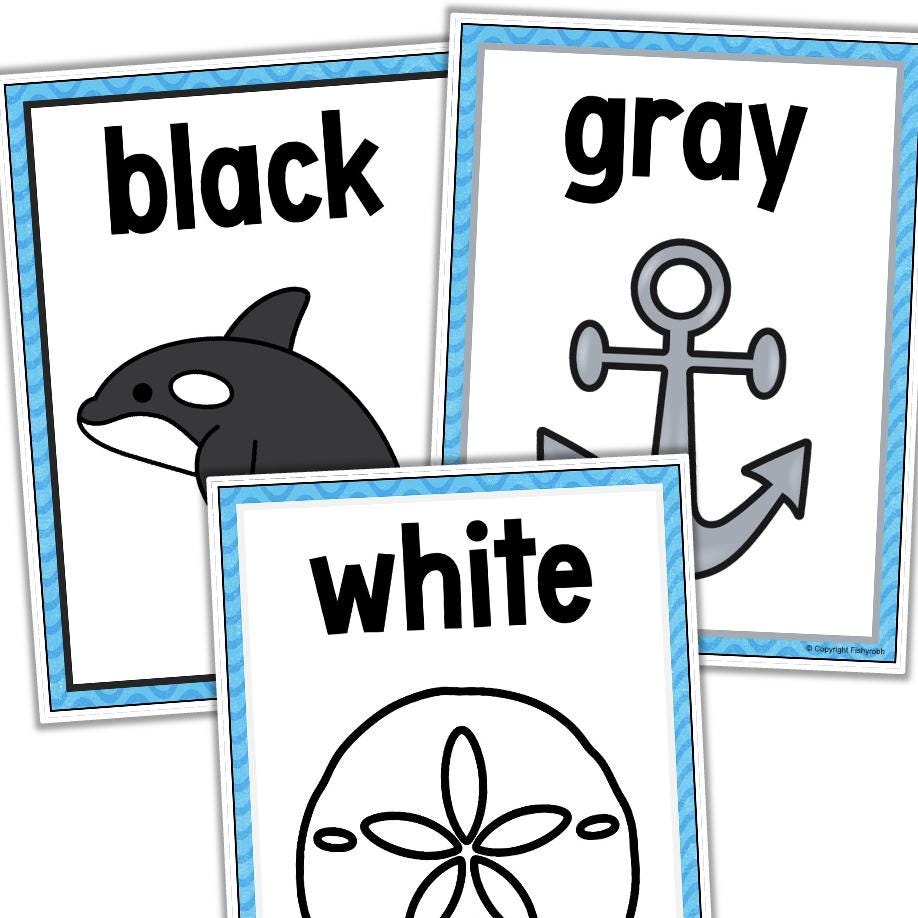 Printable Under the Sea Ocean Theme COLOR Posters Classroom Decor ...