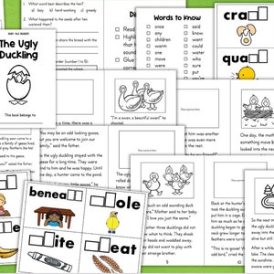 FAIRY TALES Decodable Readers Printable Books & Phonics Skills ...