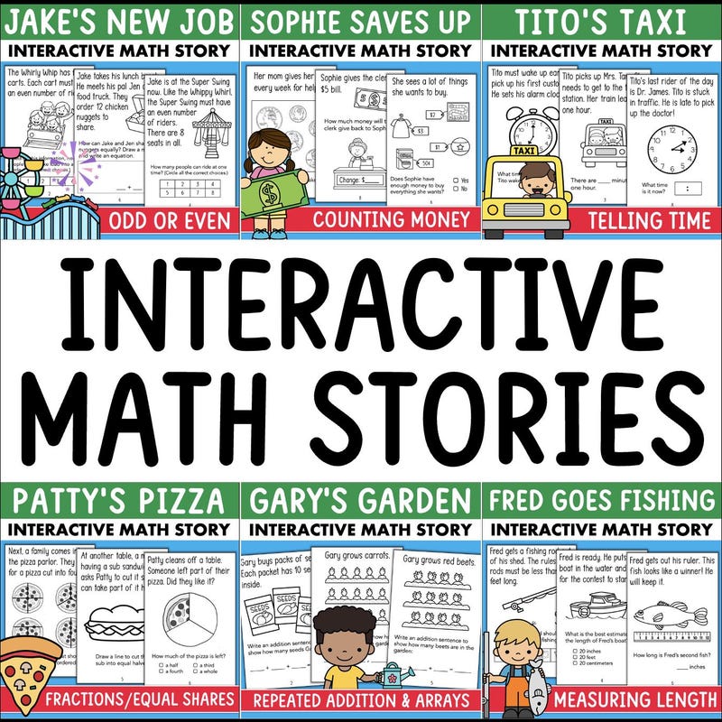 Maths Story Books - Etsy UK