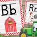 Printable Farm Theme Alphabet Posters ABC Letters Classroom | Etsy