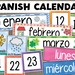 SPANISH Calendar Kit Months Days Seasons Weather Date Cards - Etsy Canada