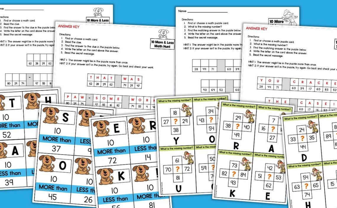 1st Grade Math Activities BUNDLE Addition Subtraction Telling Time ...