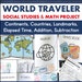Continents and Oceans Learning BUNDLE, Infographics Foldable World Map ...