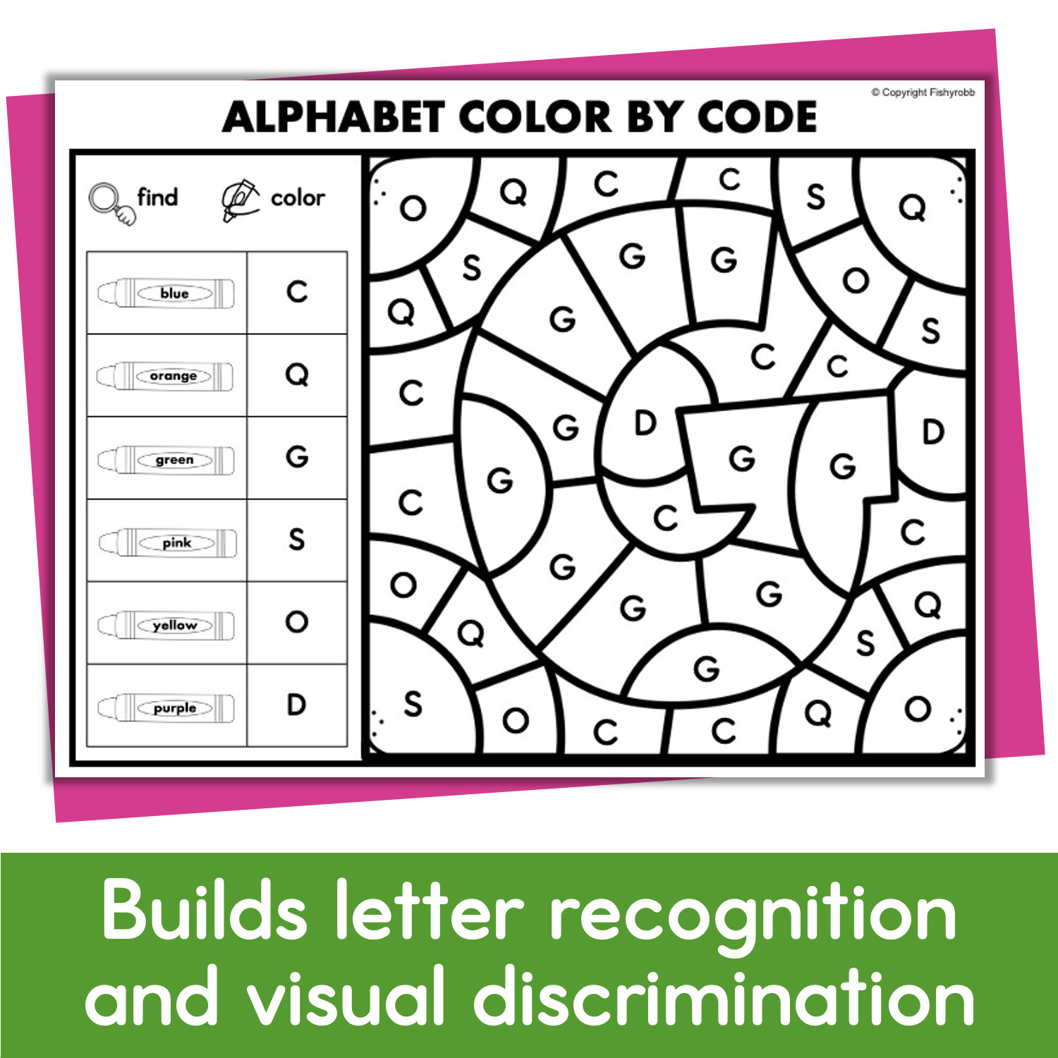 Kindergarten Alphabet Letters Color by Code Worksheets ABC Printables ...