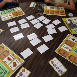 Counting Money Grocery Shopping Game Classroom or Homeschool Math ...
