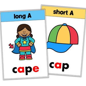 Phonics Readers Short and Long Vowels - Learn to Read Interactive Books ...