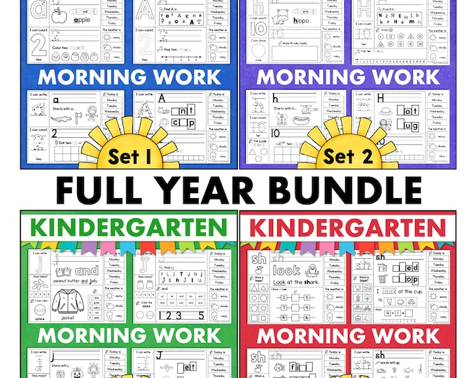 Printable ABC Worksheets Alphabet Morning Work No Prep Worksheets ...