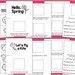 SPRING Printable Books for Beginning Readers Sight Words Decodable Text ...