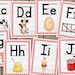 Printable Farm Theme Alphabet Posters ABC Letters Classroom Decor ...