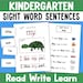 Kindergarten at Home Reading Worksheets Comprehension Passages ...