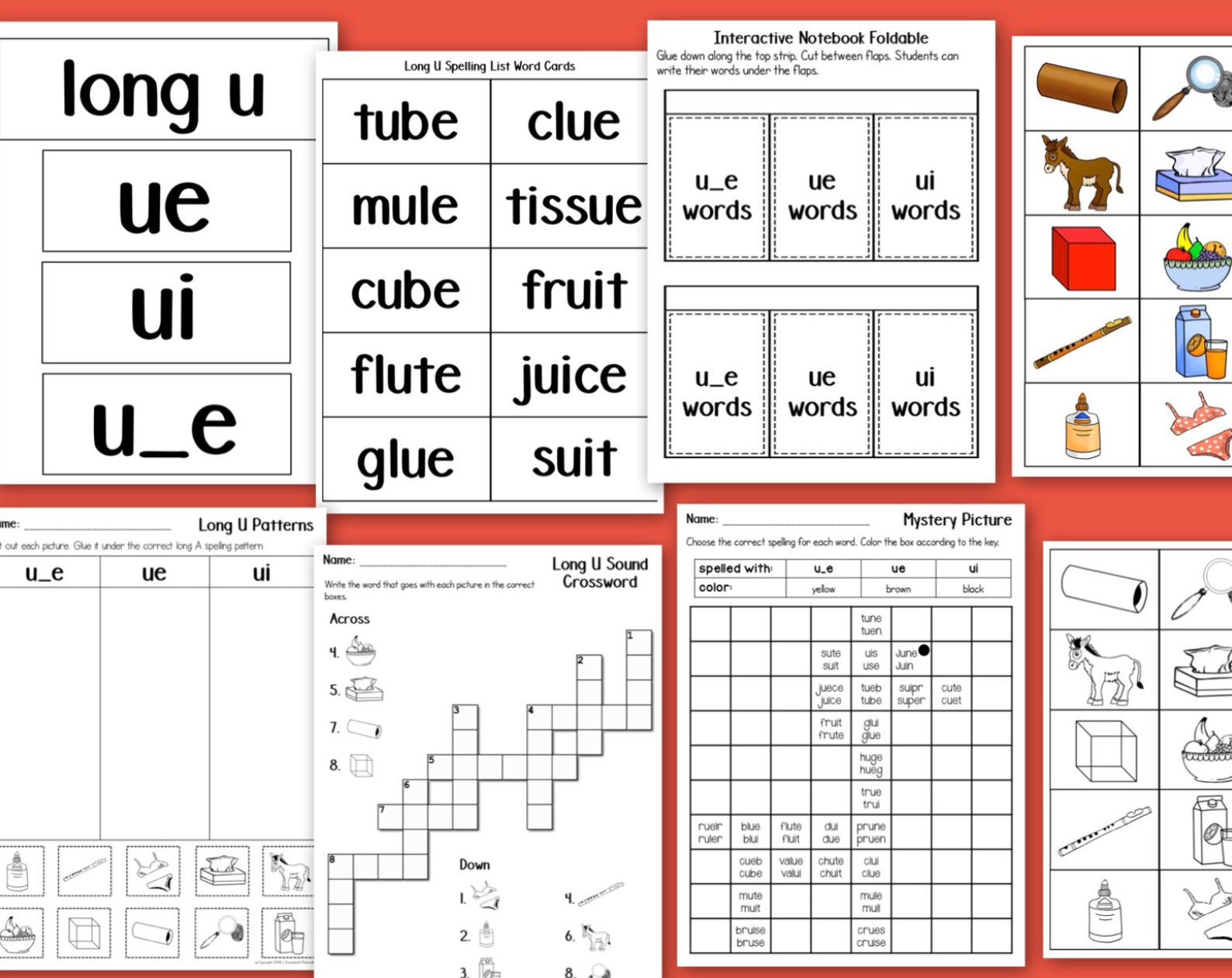 Long Vowels Printable Phonics Worksheets Vowel Teams Silent E 1st 2nd ...