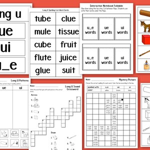 Long Vowels Printable Phonics Worksheets Vowel Teams Silent E 1st 2nd ...