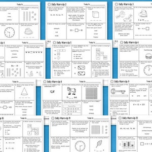 2nd Grade Reading and Math Skills Practice Printable Worksheets ...