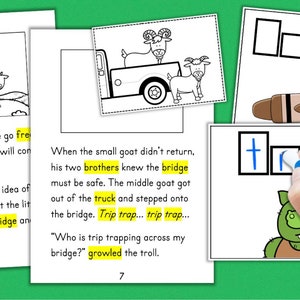 FAIRY TALES Decodable Readers Printable Books & Phonics Skills ...