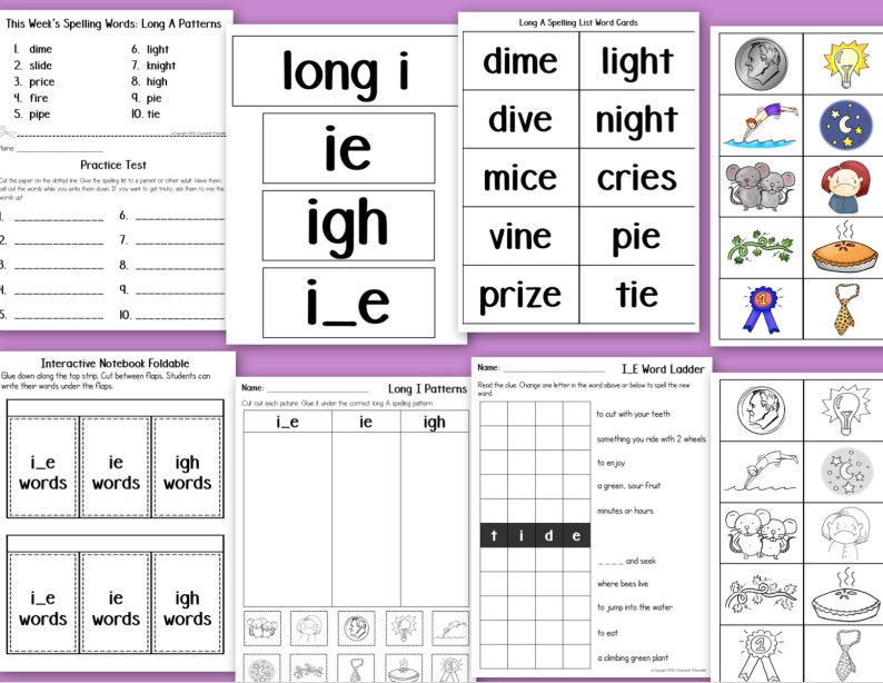 Long Vowels Printable Phonics Worksheets Vowel Teams Silent E 1st 2nd ...