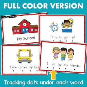 Kindergarten Beginning Readers LEARN TO READ Sight Words Printable ...