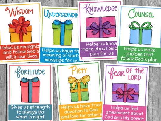 Gifts of the Holy Spirit Printable Posters for Kids INSTANT DOWNLOAD ...
