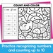 Kindergarten Count and Color by Number Worksheets Numbers to 10 Math ...