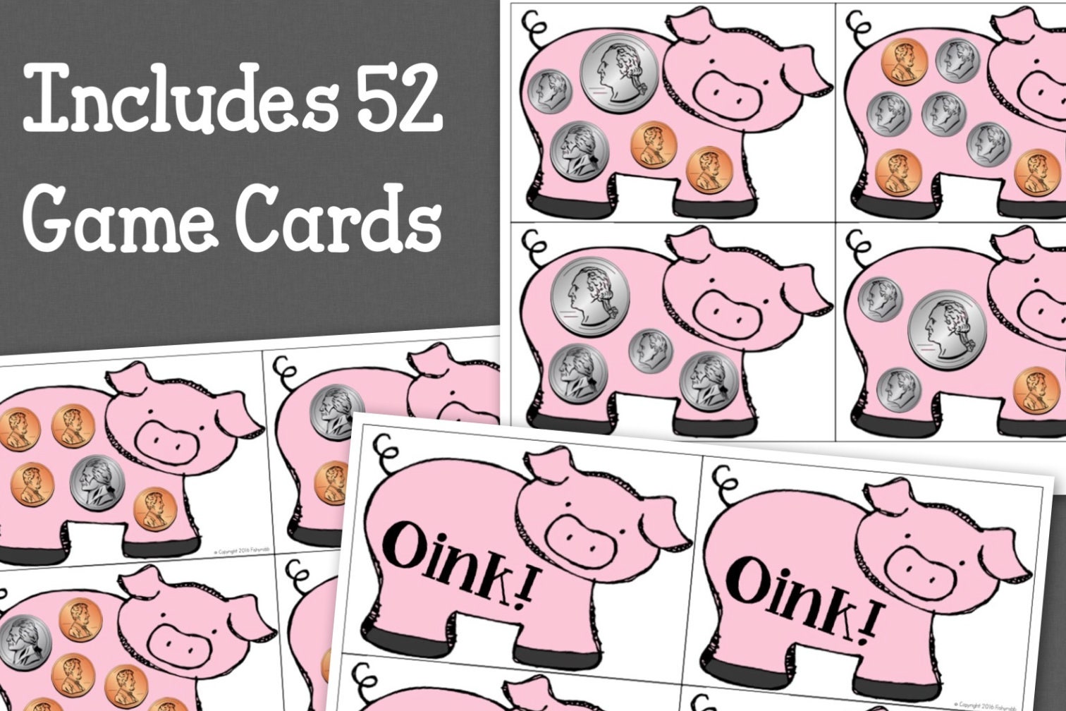 Printable Money Games Activities Worksheets for Kids Learn to | Etsy