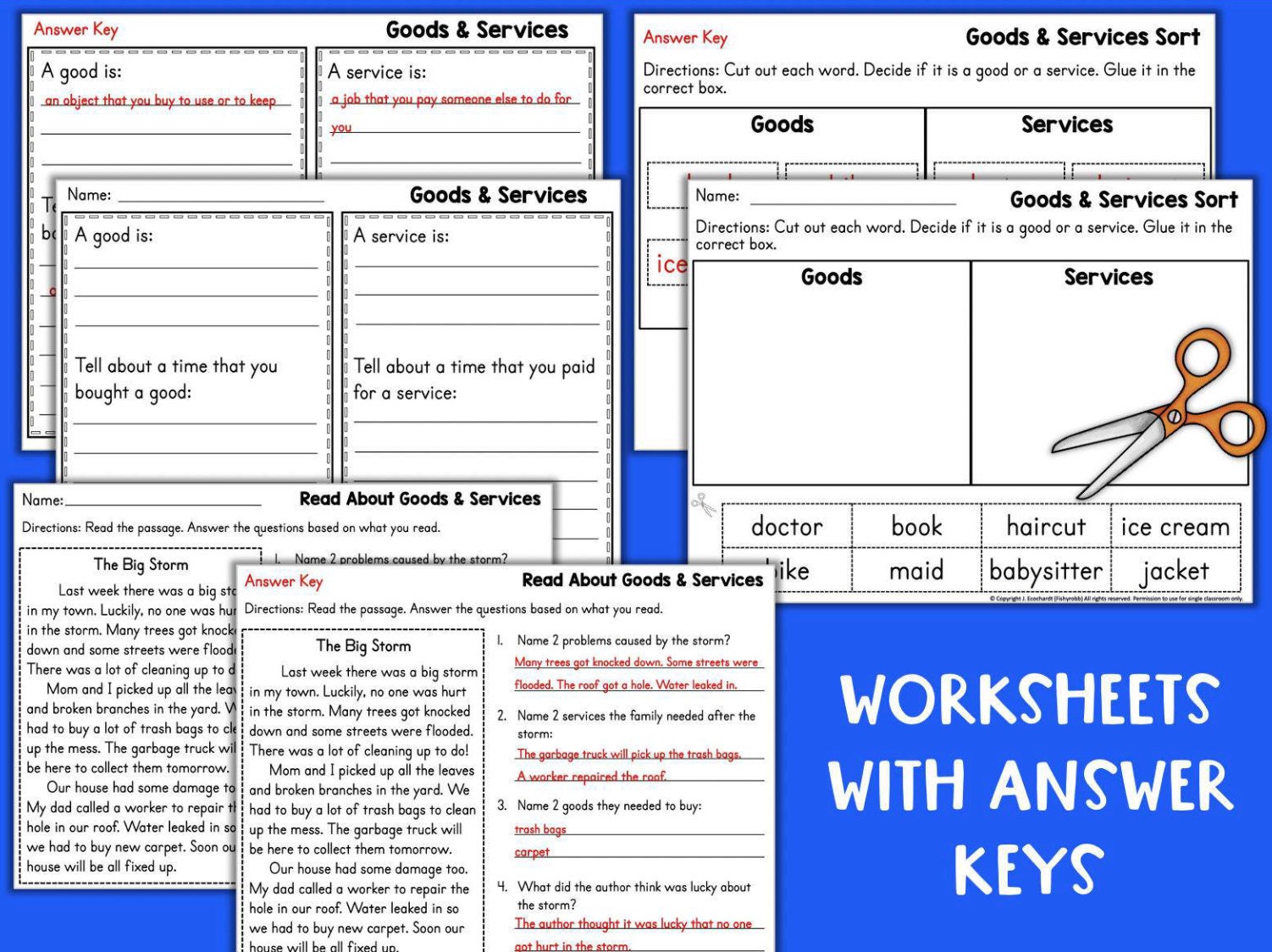 Goods And Services Sort