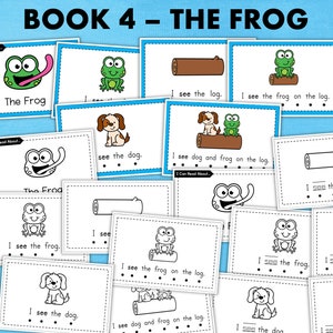 Kindergarten Sight Word Beginning Readers LEARN TO READ Printable Books ...